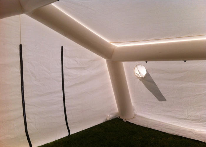 Tente 100% gonflable, la tente gonflable signée RCY